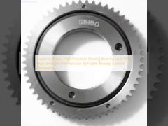 Industrial Robot High Precision Slewing Bearing Gear Ring High Strength Internal Gear Turntable Bearing Custom Processing