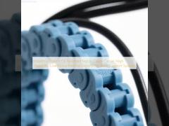 Industrial Robot Oil Resistant Nylon Cable Carrier High Flexibility Low Noise Internal Separation Base Support System