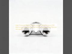 High Pressure Water Cannon Nozzle Seat Precision CNC Machining China for Special Robots ExplosionProof Rescue Aerospace