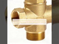 Custom Brass Valve Body China CNC Machining Precision CNC Machining Service for Water System HVAC Industrial Applications