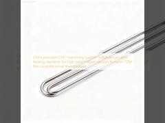 China precision CNC machining custom molybdenum alloy heating elements for high temperature vacuum furnaces TZM Mo-La professional manufacturer