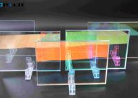 China Patterned Dichroic Glass Sheets 2-12mm Rainbow Stained Glass for Decoration for sale