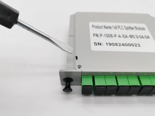 Fiber optic PLC splitter