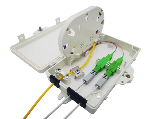 Fiber termination box 2cores