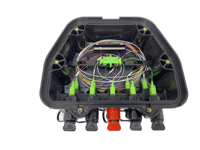 Fiber splitter box CTO