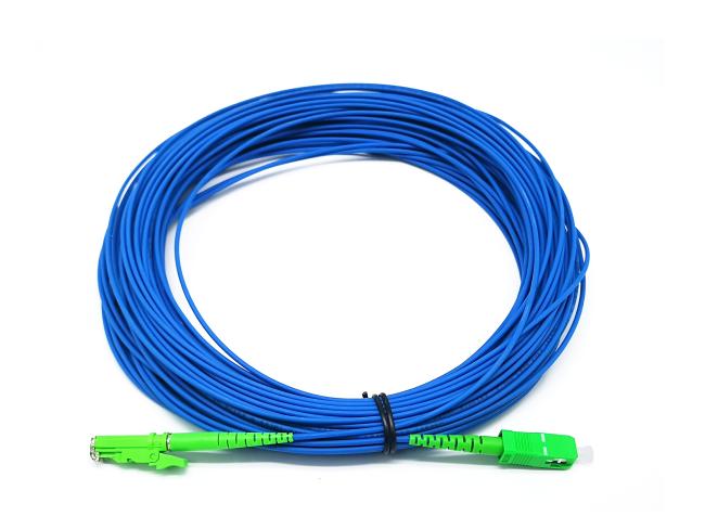 E2000 to SC APC patch cord