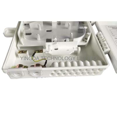 China Wall Mounting 16 Port Outdoor Fiber Optic Splitter Box 1x16 PLC Splitter for sale