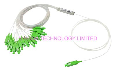 Китай Splitter 1/16 FTTH оптически, режим 900um LSZH Splitter PLC 1x16 SC/APC Blockless одиночный продается