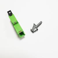 China E2000/APC Simplex Singlemode Fiber Optic Adapter With Flange For Patch Panel for sale