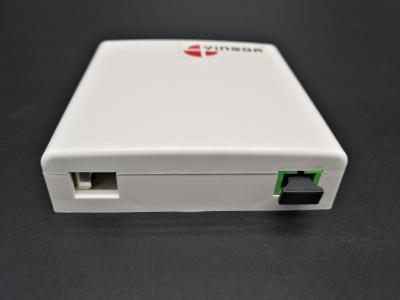 Chine 1 panneau optique gauche de prise de Sc RPA de boîte d'arrêt de fibre de FTTH avec le tresse 1.5m à vendre