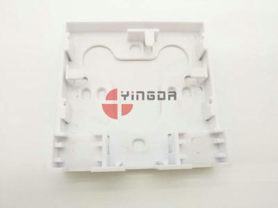 Cina Pannello dell'incavo di 2 porti per il supporto bianco a fibra ottica della parete dell'ABS FTTH del contenitore terminale di adattatore della fibra dello Sc in vendita