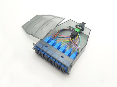China YINGDA Plastic Transparent 12 Fiber MPO  To SC Module Single Mode Simplex Adapter For Communication for sale