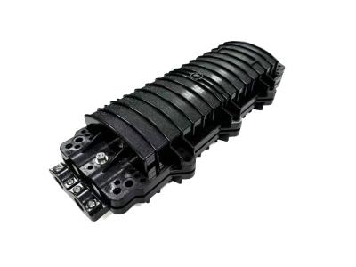 China Fiber Optic Splice Closure 96Cores 2 In 2 Out IP68 Inline Fiber Optic Joint  Box Underground Duct for sale