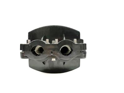 China Fiber Optic Splice Closure 96Cores 2 In 2 Out IP68 Inline Fiber Optic Joint  Box Underground Duct for sale