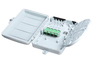 China 2-8 Capacidad de fibra Caja de terminación de fibra óptica Compatible con el separador PLC y el adaptador SC/LC en venta