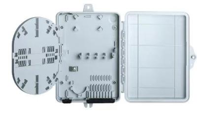 China 2-8 Capacidad de fibra Caja de terminación de fibra óptica Compatible con el separador PLC y el adaptador SC/LC en venta