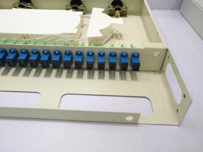 중국 24 포트 SC 단일 모드 광섬유 패치 패널 TTH FTTX FTTB ODN PON 네트워크 판매용