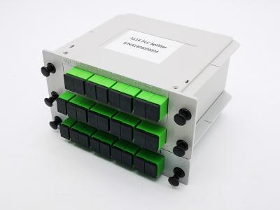 China Precision Performance Splitter Fiber Single Mode PLC 1x32 vertical type SC UPC APC Connector for sale