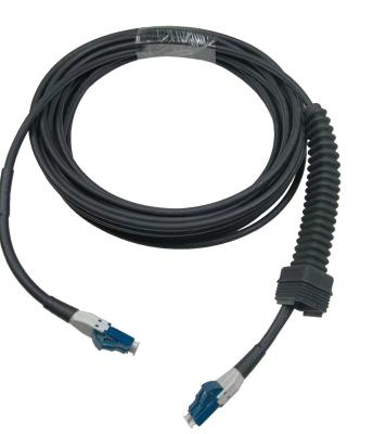 Cina NSN Boot Duplex LC Patch Cord Nero per la soluzione di cavo esterno in vendita
