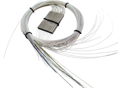 China Efficiently Distribute Optical Signals Fiber Optic PLC Splitter 1*4 No Connector For PON Networks for sale