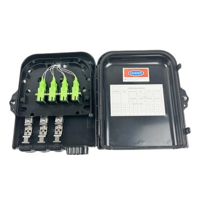 중국 회전 트레이 디자인 FDB0208C 8 SC 어댑터와 항 자외선 및 비 방지 기능이있는 광섬유 종료 상자 판매용