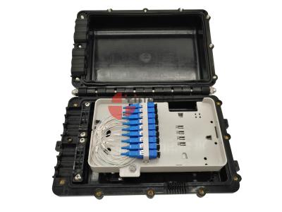China 8 Port Drop Cable Fiber Optic Splice Closure for Mini PLC Splitter SC Adapters for sale