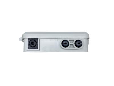 China Wall Mounting SC 2 Core Optical Fiber Terminal Connection Box with Waterproof Sealing and Rubber Seals for sale