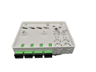 Cina Box di terminazione in fibra ottica 4Core con ampio spazio per lo stoccaggio di fusione in fibra con DIN Rail PTO in vendita