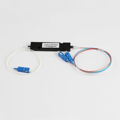 Cina Modulo ABS WDM Accoppiatore FWDM 1*2 con connettore SC UPC Cavo 0,9 mm in vendita
