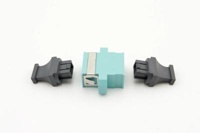 Cina Adaptore MPO OM3 MM Adaptore ottico rapido a bassa perdita Auqa per il sistema di attracco del data center in vendita