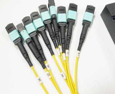 China MPO MTP-Steckverbinder Glasfaser-Splitter FTTH 8 STK. 1x8 2,0 mm ABS-Kassette Multimode OM3 PLC-Splitter 1 m zu verkaufen
