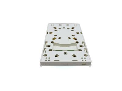 China Fiber Terminal Access Box For FTTH Wall Outlet , Wall Mount 2 Port SC Adapters Flame Retardant for sale