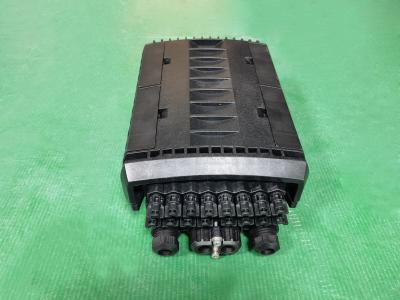 China IP68 Waterproof Telecom Pole Mount FTTH 96 Cores Fiber Optic Splitter Splice Closure PP for sale