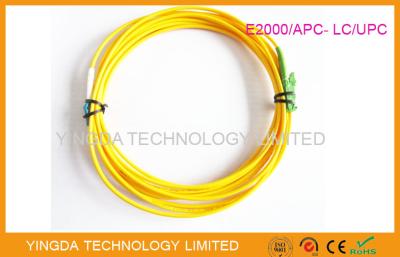 China 100% Factory Telecom FTTH E2000 / APC - MU FC LC Fiber Optic Patch Cord for sale