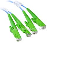 China E2000 / APC - E2000 / APC Fiber Optic Patch Cord Singlemode Duplex Blue Cable LSZH for sale