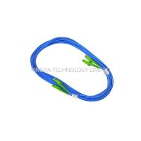 China E2000 / APC - E2000 / APC Fiber Optic Patch Cord Singlemode Duplex Blue Cable LSZH for sale
