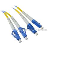 China Duplex Fiber Optic LC - LC Single mode Patch Cord , Fiber Patch Cable Duplex Riser for sale
