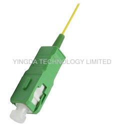 Cina Cavo a fibre ottiche giallo semplice monomodale del PVC dello Sc APC 3M 900 delle trecce um in vendita