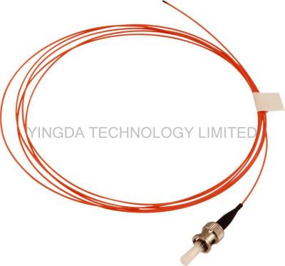 Cina LA st millimetro 50/125 um trecce 2 misura 900um con un contatore OM2 arancio, st a fibra ottica millimetro SX del cavo di toppa in vendita
