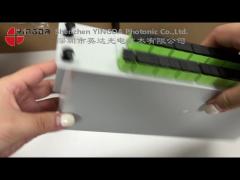 Uniform Power Splitting 1:32 Fiber Optic PLC Splitter horizontal for Network Cabinets