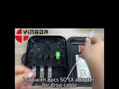 Fiber Optic Splitter Box 8ports IP65