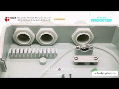 PLC van de vezel zet op de Optische LGX Module Splitsersdoos, Pool en de Muur zet 12 Vezelsvet op