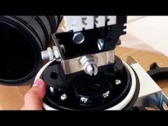 De Hitte van de 48 Kernenip68 FTTH Mini Dome Fiber Optic Splice Sluiting krimpt Verbindingsmuur opzet