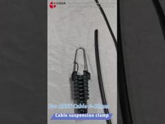 2KN pinça de tensão de cunha protetora pré-formada para kits de instalação de cabos ADSS
