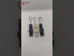 Kit di installazione del cavo Clampo di tensione del cavo di tipo S con gancio aperto per il cavo da 2*5 mm
