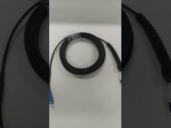 NSN Boot Duplex LC Patch Cord Zwart voor Outdoor Kabeloplossing