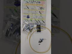 Fast Connector SC APC IL 0.3dB With Pusher Fiber Optic Fast Quick Connector For 3mm Round Ftth Drop Cable