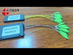 Fiber Optic PLC Splitter ABS Modular with SC APC 0.9mm cable