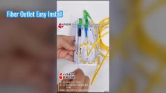 FTTH Terminal Box  Core SC LC Wall Outlet