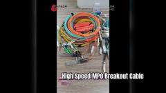 High Density MPO to SC Breakout Cable for 40G Links